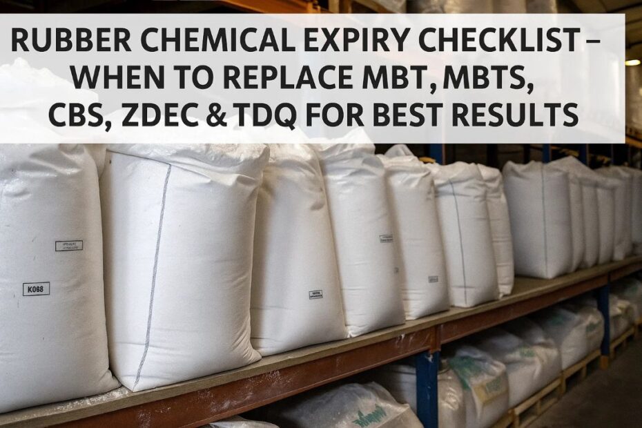 Rubber Chemical Expiry Checklist for MBT, MBTS, CBS & ZDEC